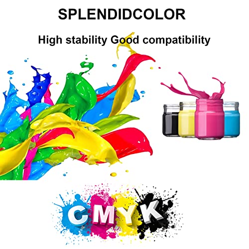 SPLENDIDCOLOR Remanufactured 4-Color 78C10K0 78C10Y0 78C10M0 78C10C0 CX421 Toner Cartridge Replacement for Lexmark CX421 CS421 Toner for CS421 CS421DN CS521 CS521DN Printer.