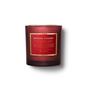 broken rosary standard boy smells candle | 50 hour long burn | coconut & beeswax blend | luxury scented candles for home (8.5 oz)