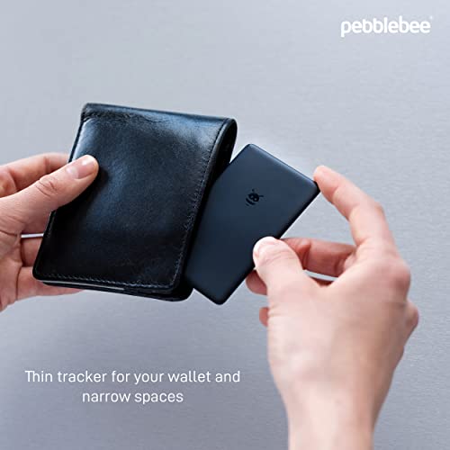 Pebblebee Clip & Card Combo (2xClip, 2xCard) | Rechargeable Item Tracker | Compatible with Apple Find My | 500ft Bluetooth | Water Resistant | Bright LED | Loud Sound