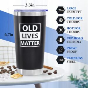 DechoBovin 20 oz Tumbler Mug with Lid,Gifts For Him Birthday Gifts For Men Who Have Everything Insulated Travel Coffee Mug Double Wall Stainless Magnetic Wristband Gifts from Daughter