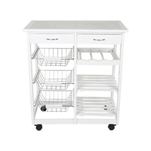 yxbdn 4 tier storage trolley cart kitchen organizer bathroom movable storage shelf wheels household stand holder