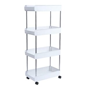 yxbdn multifunctional rack storage trolley kitchen bathroom household storage rack (color : b, size : 93.5cm*40.5cm)