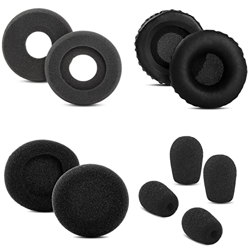 Earpads Sponges Cushion Replacement Ear Cushions Cover Compatible with Jabra PRO 920 930 935 9450/VXI BlueParrott B250-XTS/Telex Airman750 760 Headset (Stereo)