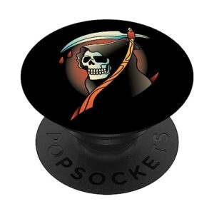 bloody skeleton pop socket grim reaper pop socket halloween popsockets standard popgrip