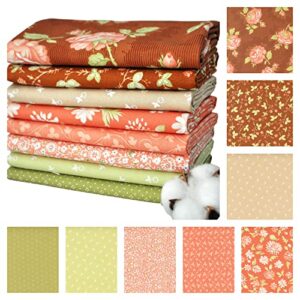 Cinnamon and Cream 8 Fat Quarters Bundle by Fig Tree & Co. for Moda, 2 Yards Total