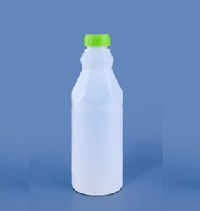 welliestr 3pcs food grade hdpe plastic bottles, 1000ml/35oz liquid storage container ketchup salad jam juice oil refillabel bottle white with cap (clear)