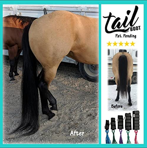 The Tail Boot-Tail Bag for All Equines (Large Black Swisher)