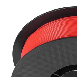 1.75mm PLA Filament, 1kg Smokeless Bubble Good Adhesion 3D Printer Filament for Printing(Red)