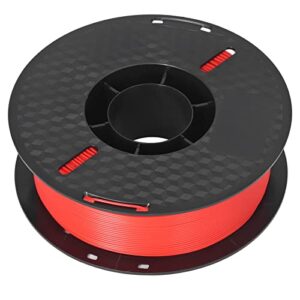 1.75mm PLA Filament, 1kg Smokeless Bubble Good Adhesion 3D Printer Filament for Printing(Red)