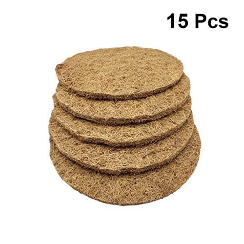 balacoo Pigeon Pad 30 pcs Warm Substrate Breathable Eggs Cushion Pad Breeding Basin Supplies Pigeon Safe Finch Winter Poultry Racing Materials, Mat - Chicken Fiber Birds Nesting Bird Reptile Bridge