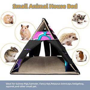 Y-DSIWX Guinea Pig Hideout House Bed, Skull Rabbit Cave, Squirrel Chinchilla Hamster Hedgehog Nest Cage