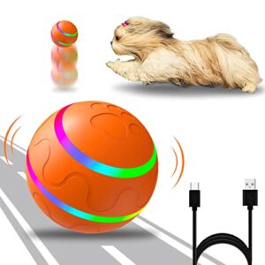 bigtuto interactive dog ball toys, active rolling ball for indoor dogs/cats with motion activated/usb rechargeable, moving bouncing ball pet puzzle toy