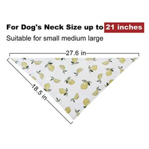 Dog Bandanas 4 Pack,Triangle Scarf,Dog Handkerchief for Boy and Girl Pets,Premium Durable Fabric Puppy Bandana,Reversible,Adjustable Bids Costume Accessories for Small Medium and Large Dogs Cats…