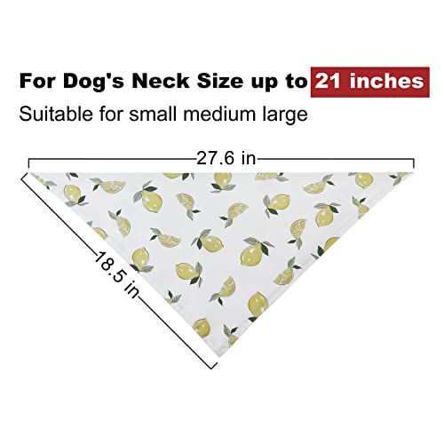 Dog Bandanas 4 Pack,Triangle Scarf,Dog Handkerchief for Boy and Girl Pets,Premium Durable Fabric Puppy Bandana,Reversible,Adjustable Bids Costume Accessories for Small Medium and Large Dogs Cats…