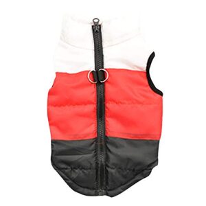 Teacup Pet Padded Towing Out Buckle Vest Clothing Jacket Padded Dog Pet Clothes Fleece Vest Cold Weather Pullover Jacket Winter Sweater