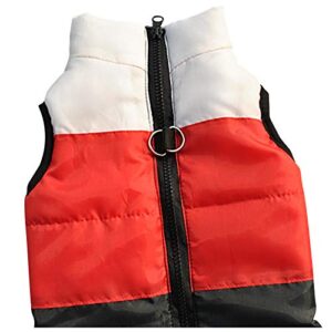 Teacup Pet Padded Towing Out Buckle Vest Clothing Jacket Padded Dog Pet Clothes Fleece Vest Cold Weather Pullover Jacket Winter Sweater