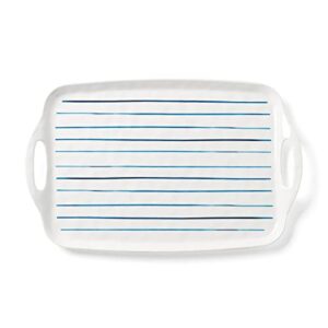 lenox blue bay melamine handled platter, 1.50 lb, 0