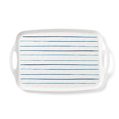 Lenox Blue Bay Melamine Handled Platter, 1.50 LB, 0