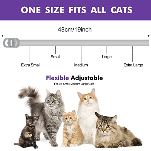 LIZCOM 6 Pack Calming Collar for Cats,Cat Calming Collar,Cat Pheromone Collar,Adjustable Calming Cat Collars for Cat Stress Anxiety Relief