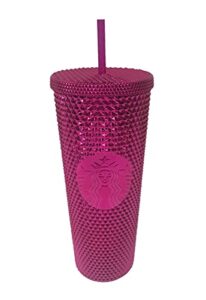 starbucks sangria studded tumbler 2022 fall winter holiday bling (24 oz - venti)