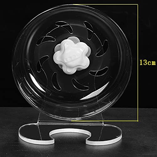 MGWYE Hamster Running Wheels Transparent Hamster Wheel Running Jogging Treadmill Silent Small Pet Supplies