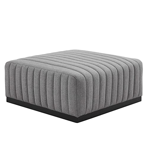 Modway Conjure Sectional, Black Light Gray