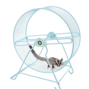 MGWYE Household Small Pet Hamster Running Wheel with Stand Running Jogging Toy Playing (Color : B)