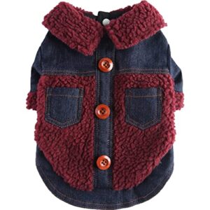 popetpop dog winter clothes warm keeping dog clothing stylish dog jacket windproof dog clothes