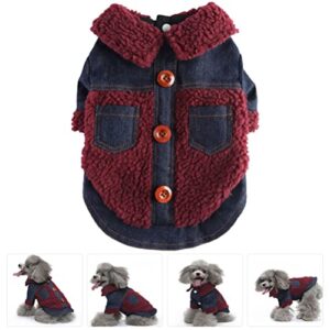 POPETPOP Dog Winter Clothes Warm Keeping Dog Clothing Stylish Dog Jacket Windproof Dog Clothes