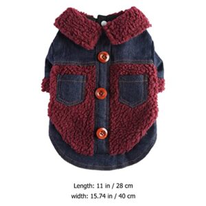 POPETPOP Dog Winter Clothes Warm Keeping Dog Clothing Stylish Dog Jacket Windproof Dog Clothes