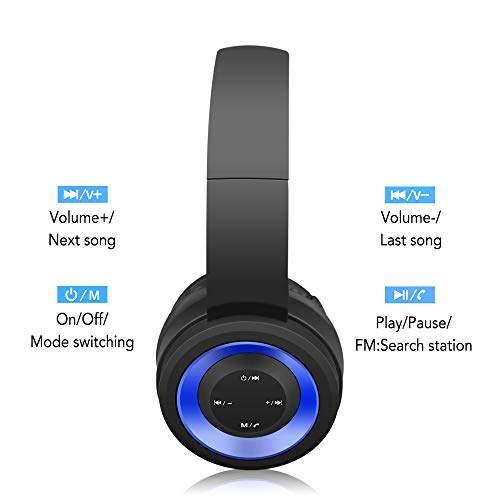 TR905 Wireless Headphones Noise Cancelling BT Headband Sport Game Headset Foldable Stereo Earphones with Mic for Phone Pc Laptop