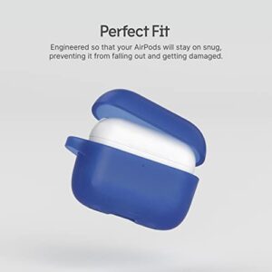 RHINOSHIELD AirPods Case with Carabiner Compatible with Apple [AirPods Pro 2] | Military Grade Drop Protection, Scratch Resistant, Wireless Charging - [Transparent, Standard Set]