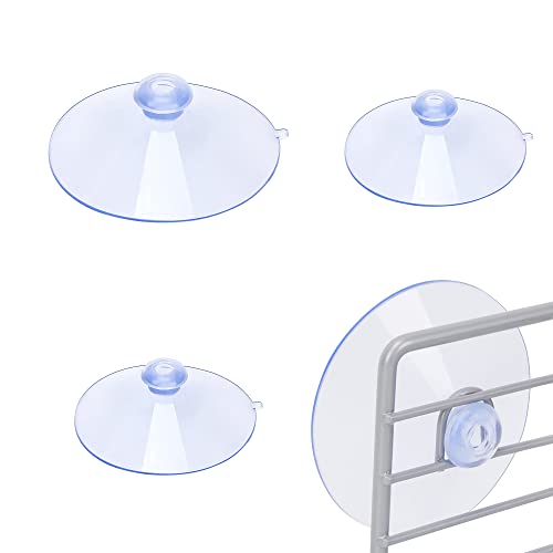 Sponge Holder Suction, Replacement Suction Cups, Sponge Caddy Suction Cup, Kitchen Sink Caddy Suction Cup, Compatible with Sink Sponge Holder, 1.8/2.4 Inch Diameter Heavy Duty Suction Cup (4 Pack)