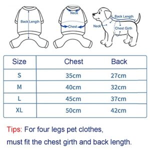 ACSUZ Full Cover Dog Raincoat One-Piece Waterproofdog Rainboot Clothes for Small Costume Puppy Jumpsuit Pet Raining Coat,Red,M