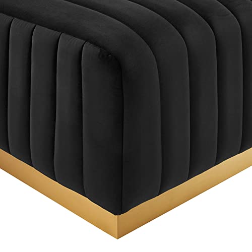 Modway Conjure Sectional, Gold Black