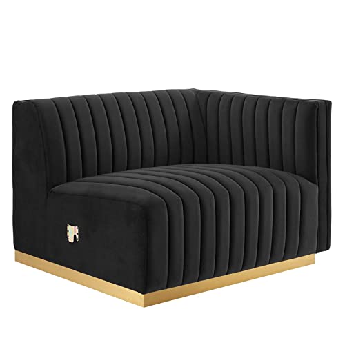 Modway Conjure Sectional, Gold Black