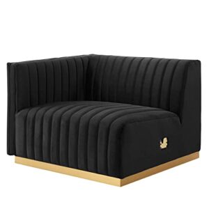 Modway Conjure Sectional, Gold Black