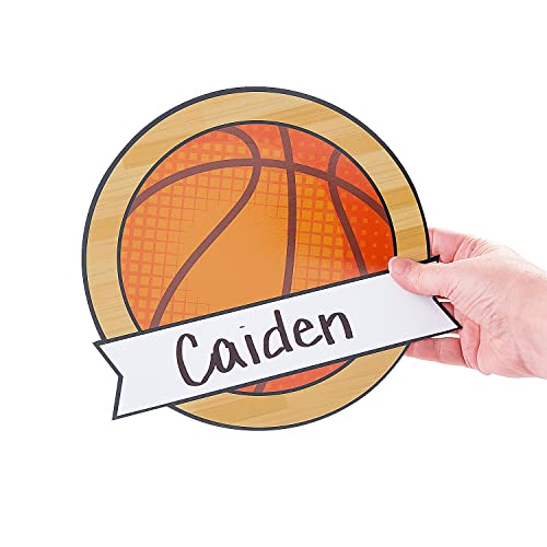 Team Spirit Basketball Cutouts - 50 Pieces