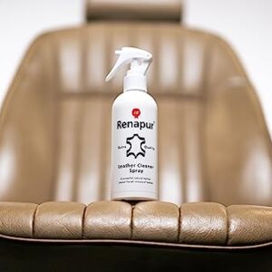 Renapur Natural Leather Cleaner Spray (8.5 Fl. oz) The Perfect Cleaner for All Your Leather Including Sofas, Car Interiors, Footwear, Clothing & Saddles & Tack