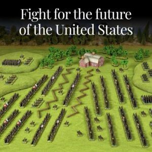 Wargames Delivered - Black Powder Epic Battles- American Civil War Guts & Glory Starter Set 12.5mm Miniatures, 6 Regiments, 6 Dice, Digital Bundle, Flag - WW2 Action Figure Model Kit by Warlord Games