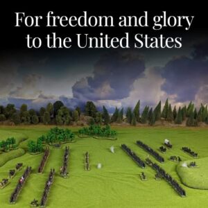 Wargames Delivered - Black Powder Epic Battles- American Civil War Guts & Glory Starter Set 12.5mm Miniatures, 6 Regiments, 6 Dice, Digital Bundle, Flag - WW2 Action Figure Model Kit by Warlord Games