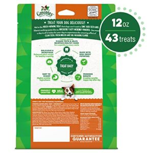 Greenies Teenie Natural Dog Dental Treats, Sweet Potato Flavor, 12 oz. Pack (43 Treats)