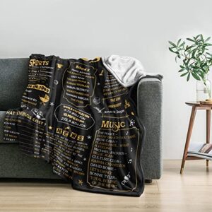 Neuturs 40th Birthday Gifts Women Men, 40 Year Old Birthday Gifts for Women, 40th Birthday Gift Ideas, 1983 40 Birthday Gifts for Women, Happy 40th Birthday Decorations Women Throw Blanket 60"x50"