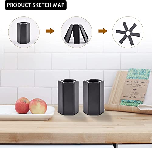 Creative Foldable Heat Insulation Pot Mat, Portable Non-Slip Insulated Pad Trivet, Compact Expandable Table Cushion Pan Holder, Heat-Insulating Placemat for Hot Pots and Hot Dishes (4pcs)