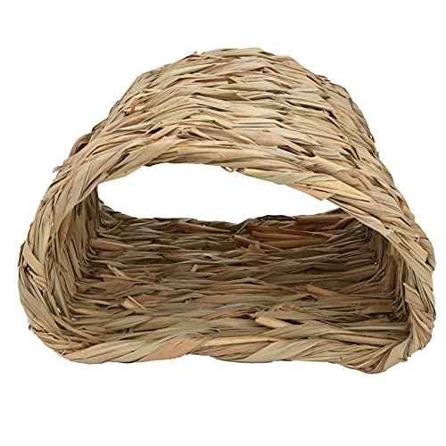 Pet Tunnel Bed, Woven Grass Tunnel for Rabbits for Guinea Pig for Hamster for Small Pet