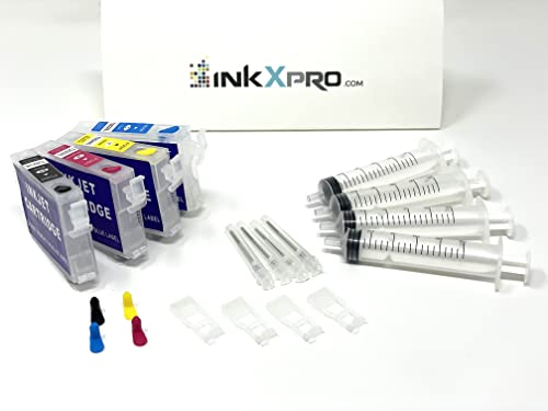 inkxpro 212XL 220XL 288XL 702XL No Chip Empty Replacement Refillable Cartridges Without Chip for WF2850 WF2650 WF2630 WF2830 WF2750 WF2760 WF3720 WF3730 XP-4105 XP-2100 XP434 XP430 XP440 Printers