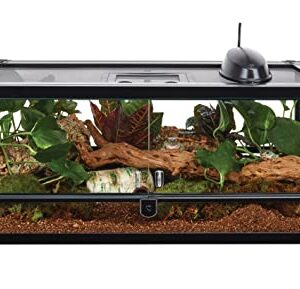 Zilla QuickBuild Terrarium, Sleek Glass Reptile Habitat, Easy Setup, Suitable for all Types of Reptile Pets, Whether Amphibians, Reptilians, Snakes, or Even Arachnids, 30"x12"x12"