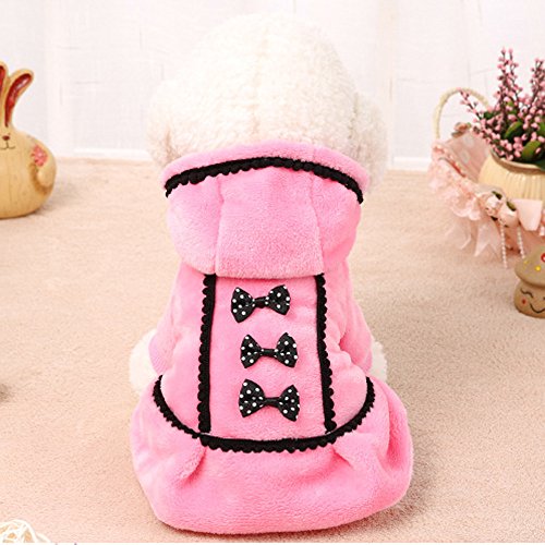 HonpraD Dog Harnesses for Dogs Pet Costume Apparel Clothes Jacket Puppy Coat Supplies Winter Pet Clothes Dog XXS