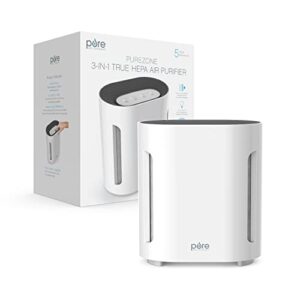 pure enrichment true hepa air purifier with uv-c light for medium-sized rooms