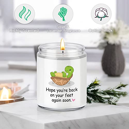 GSPY Candles, Get Well Soon Gifts for Women, Men - Funny Get Well Gifts, Recovery Gifts, Get Well Gifts for Women After Surgery - Cheer up Gifts, Get Better Soon Gifts for Patient, Sick Person